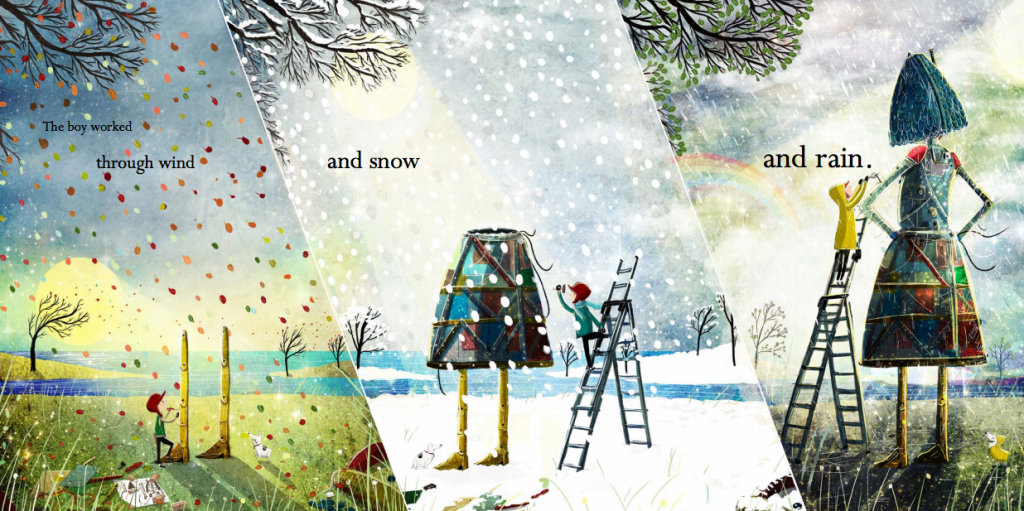 The Building Boy – David Litchfield Illustration