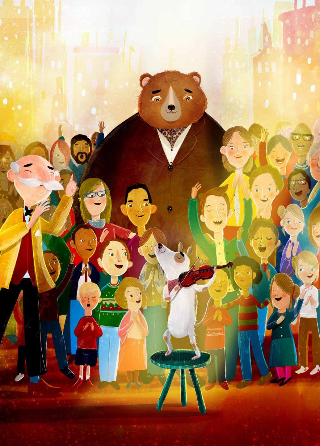 The Bear, The Piano, The Dog & The Fiddle – David Litchfield Illustration