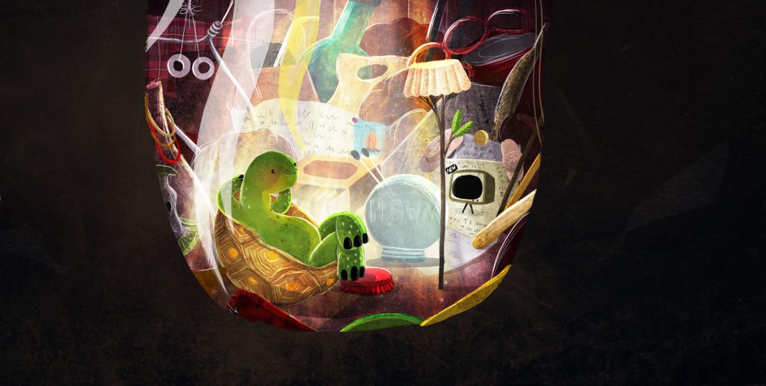 Space Tortoise – David Litchfield Illustration