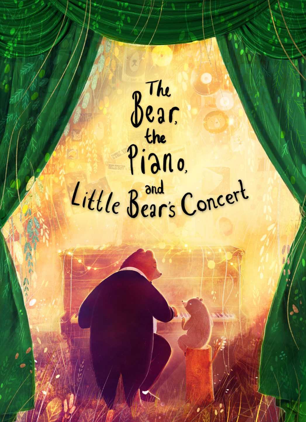 The Bear, The Piano & Little Bear’s Concert – David Litchfield Illustration